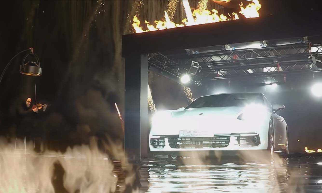 Porsche | Neuss: Autopräsentation Panamera | 2016 | FLAMES Fire Company